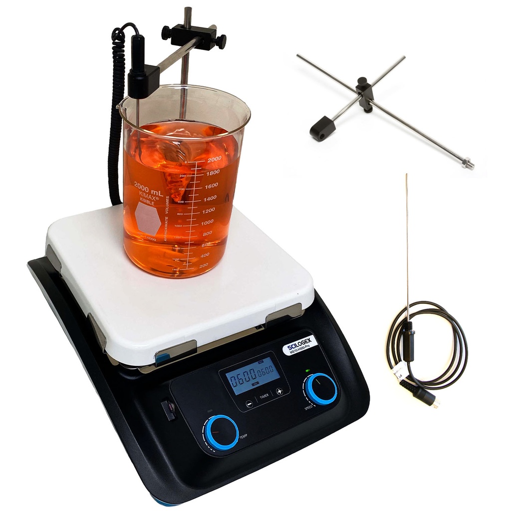 SCILOGEX SCI500HS-Pro LCD Digital 10x10 Magnetic Hotplate Stirrer 500°C/1500rpm Max. | Scilogex